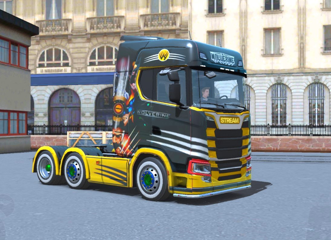 Scania S skin The Wolverine - Truckers of Europe 3 Skins