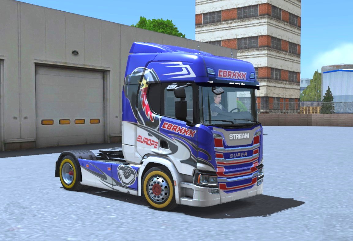 Stream RT Skin CBRXXX Blue - Truckers of Europe 3 Skins
