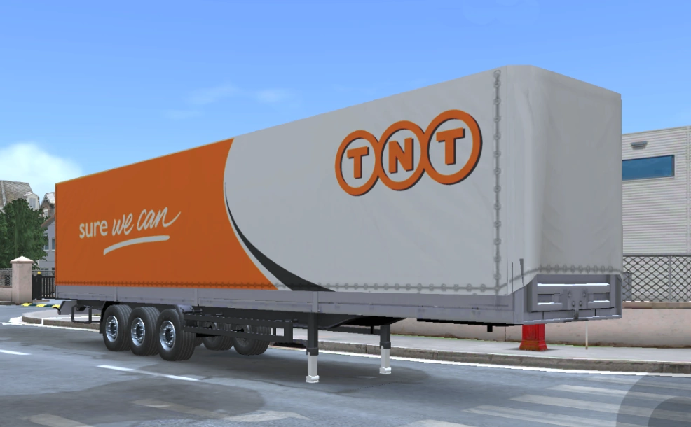 CurtainSide Trailer Skin TNT - Truckers of Europe 3 Skins