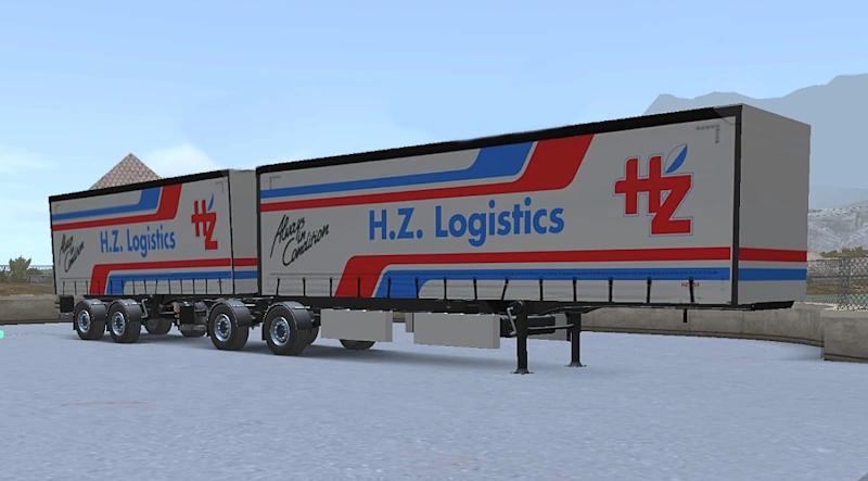 Double Tarp Skin H.Z. Logistics - Truckers of Europe 3 Skins