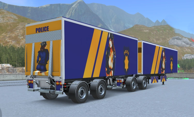 Double Refrigerated Skin POLICE - Truckers of Europe 3 Skins
